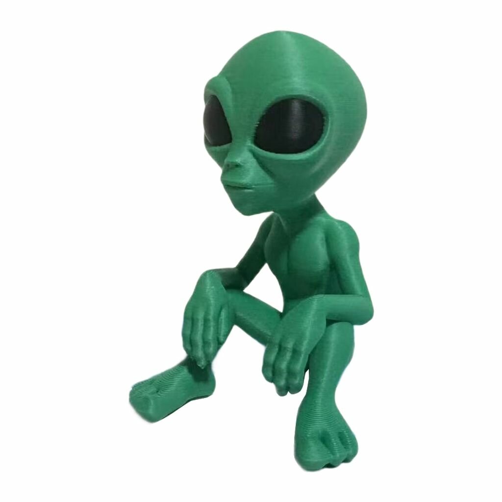 Забавные инопланетные украшения-зеленый