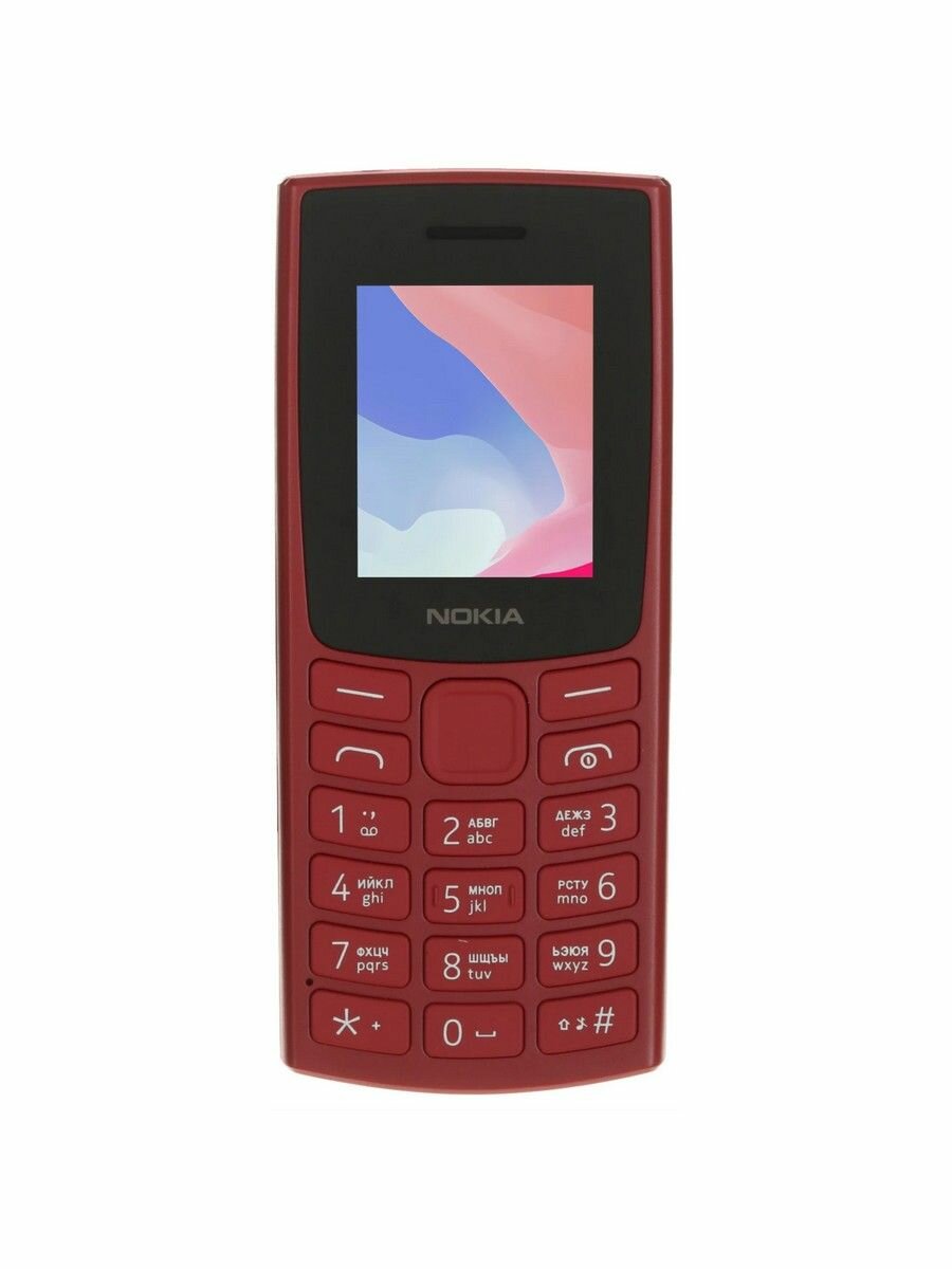 Мобильный телефон Nokia 106 Terracotta Red 1GF019BPB1C01