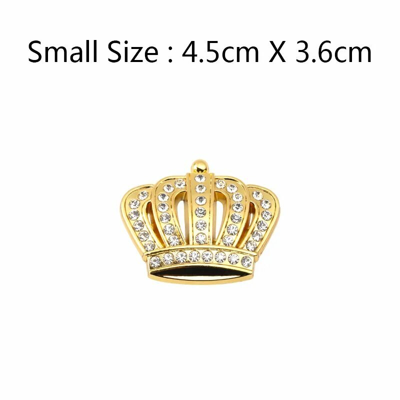 Золотая корона-наклейка S Crown Sticker