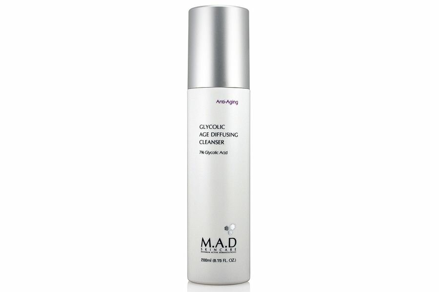 Glycolic Age Diffusing Cleanser M.A.D Skincare Очищающий гель с 7% гликолевой кислотой предотвращающий старение кожи 200 ml