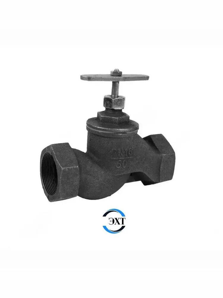 Клапан (Вентиль) чугунный Ду40 Ру16 аналог 15кч18п муфтовый