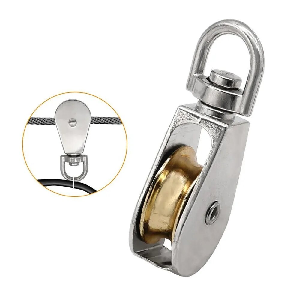 Гибкий тросовый блок с поворотным роликом