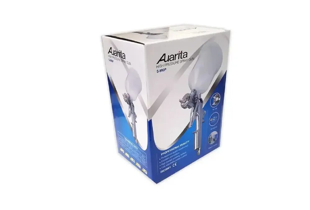 Пневмокраскопульт AUARITA S990P, дюза 1.3, бачок 600мл