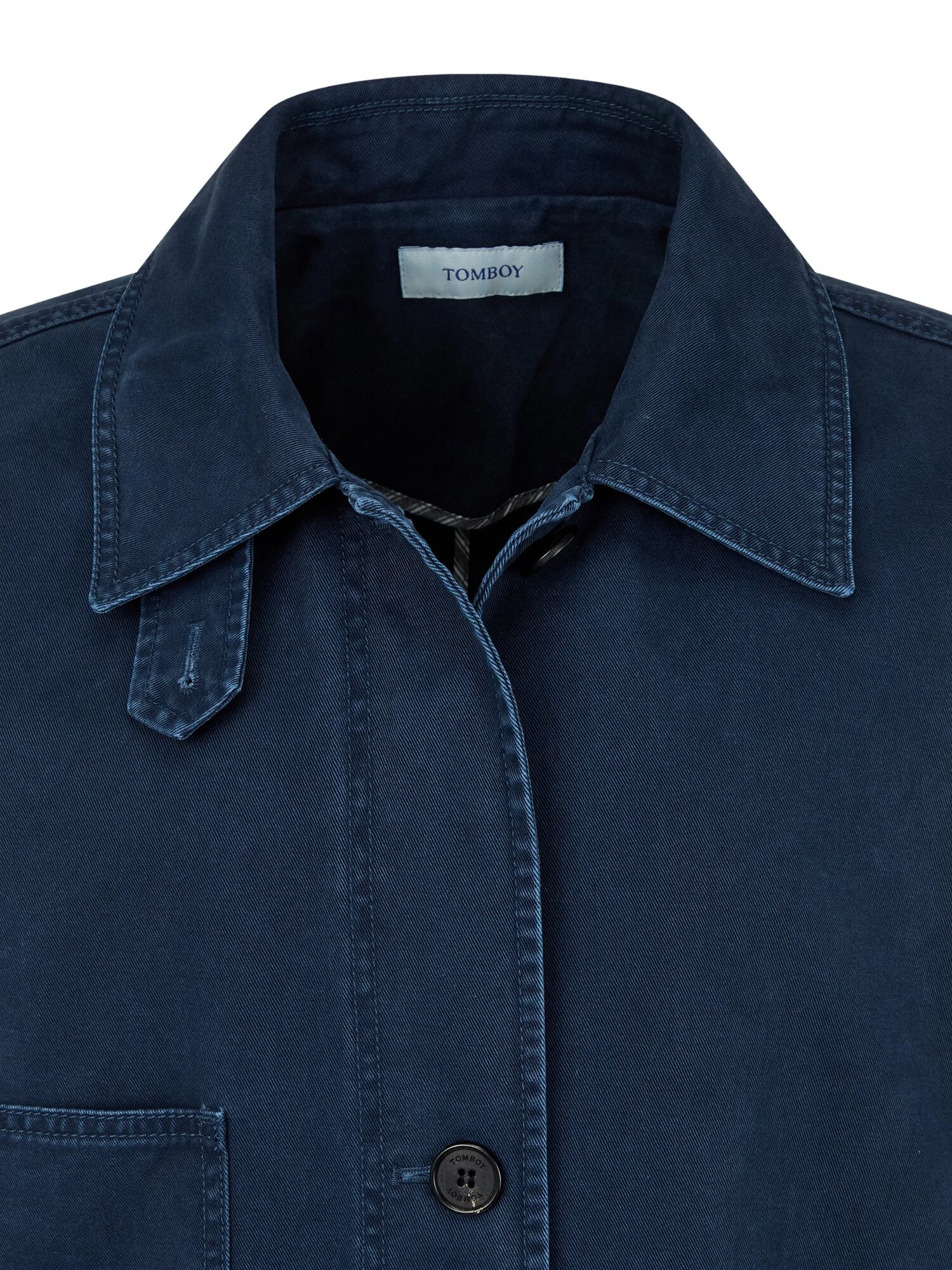 Куртка STUDIO TOMBOY Buttoned denim jacket, размер OneSize, blue — фото 1