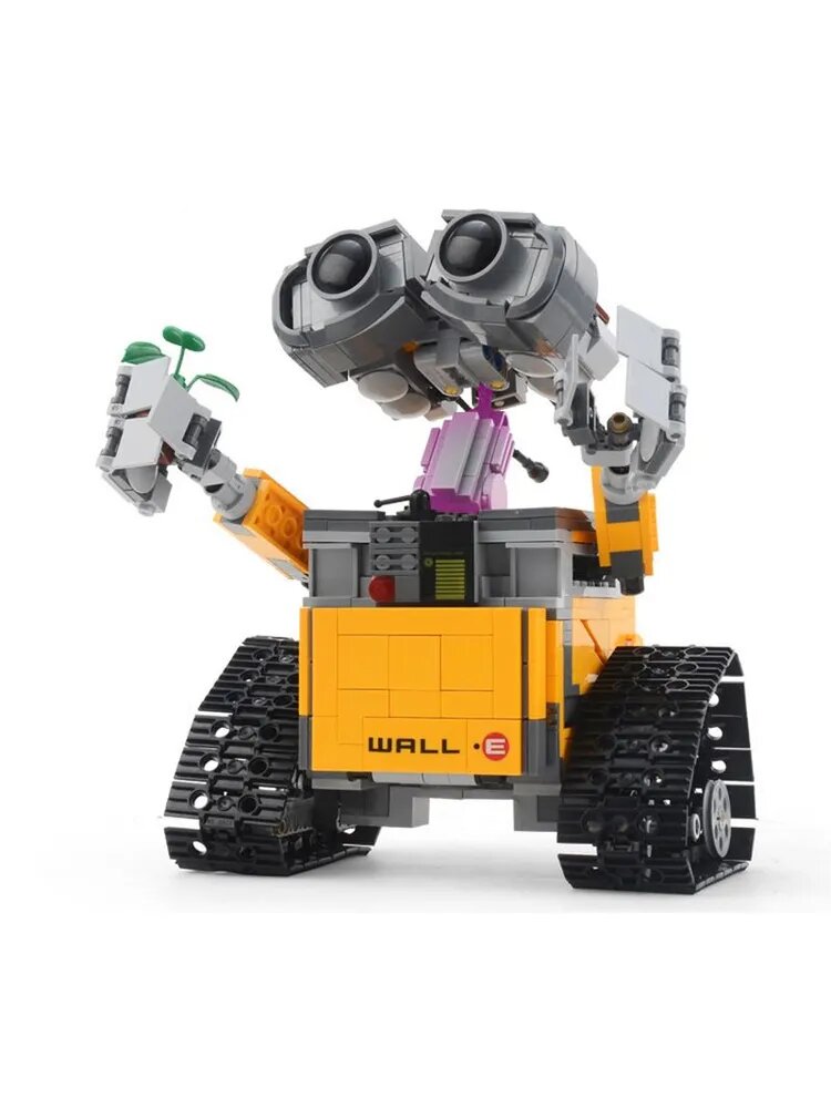 Конструктор Lego Робот Валли - Желтый, для мальчиков и девочек, пластик, с эффектами, для детей от 5 лет, из строительных блоков — фото 1