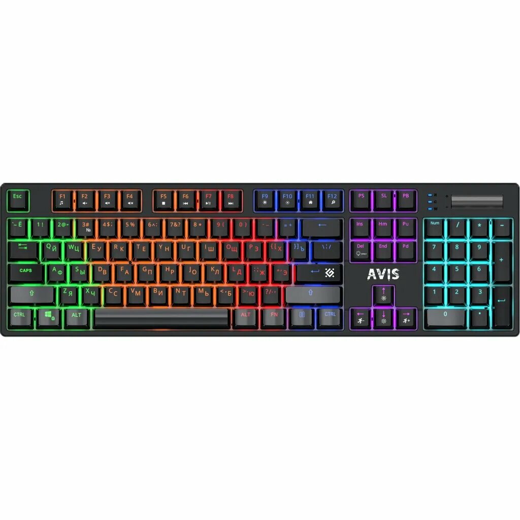 Клавиатура Defender Avis GK-312, USB, механическая, черный [45312]