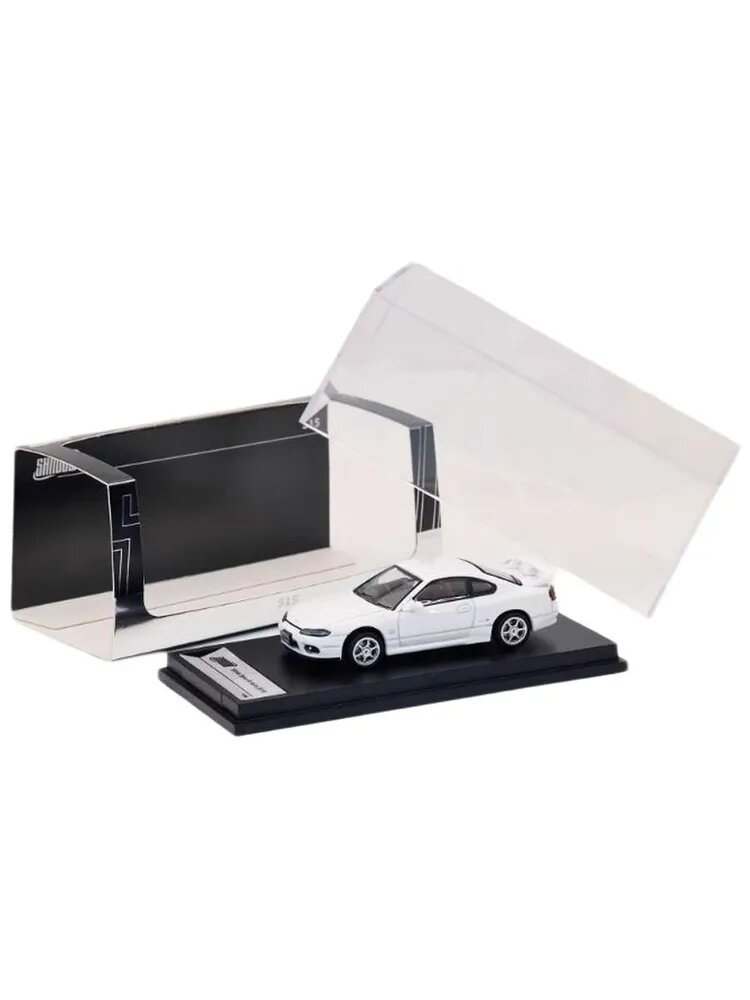 Машинка металлическая Kоллекционная модель DCT 1:64 Nissan S15 Silvia White