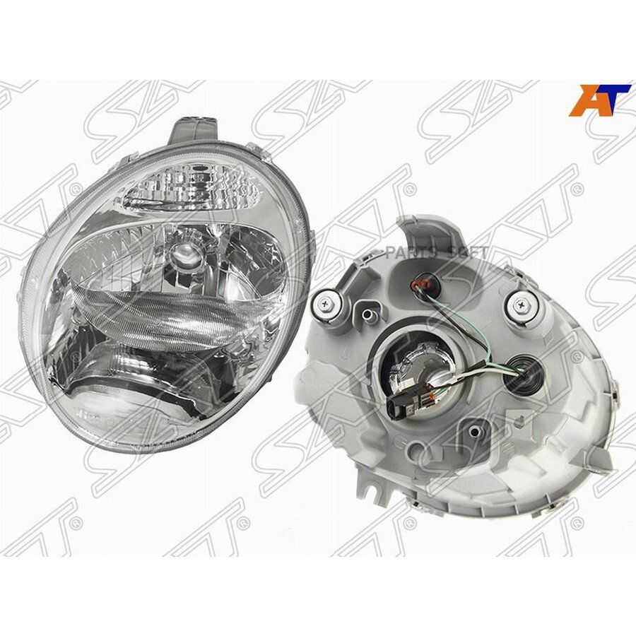 Фара Daewoo Matiz 00-15 (Слева/ С электрокорректором/ модель 11-15г) от официального дистрибьютора, SAT, артикул ST2221120NL