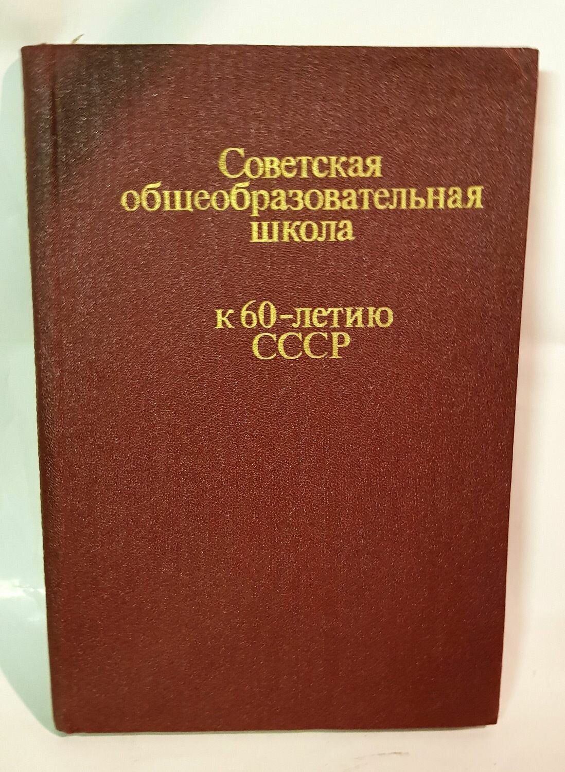 "Советская общеобразовательная школа к 60-летию СССР".