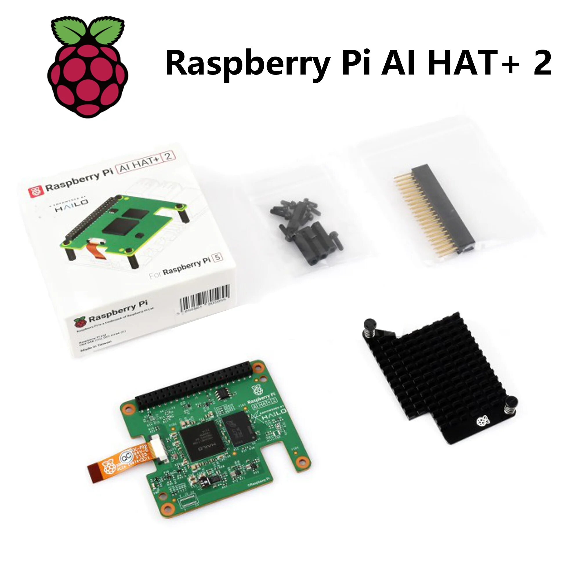 Raspberry Pi AI HAT+ 2 с 8 ГБ ОЗУ для Raspberry Pi 5