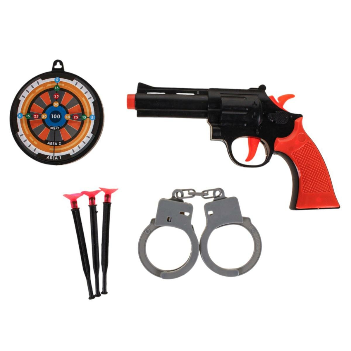 Набор оружия 'Спецслужбы', полицейский, пластик, размер 31.5х21.5х3см