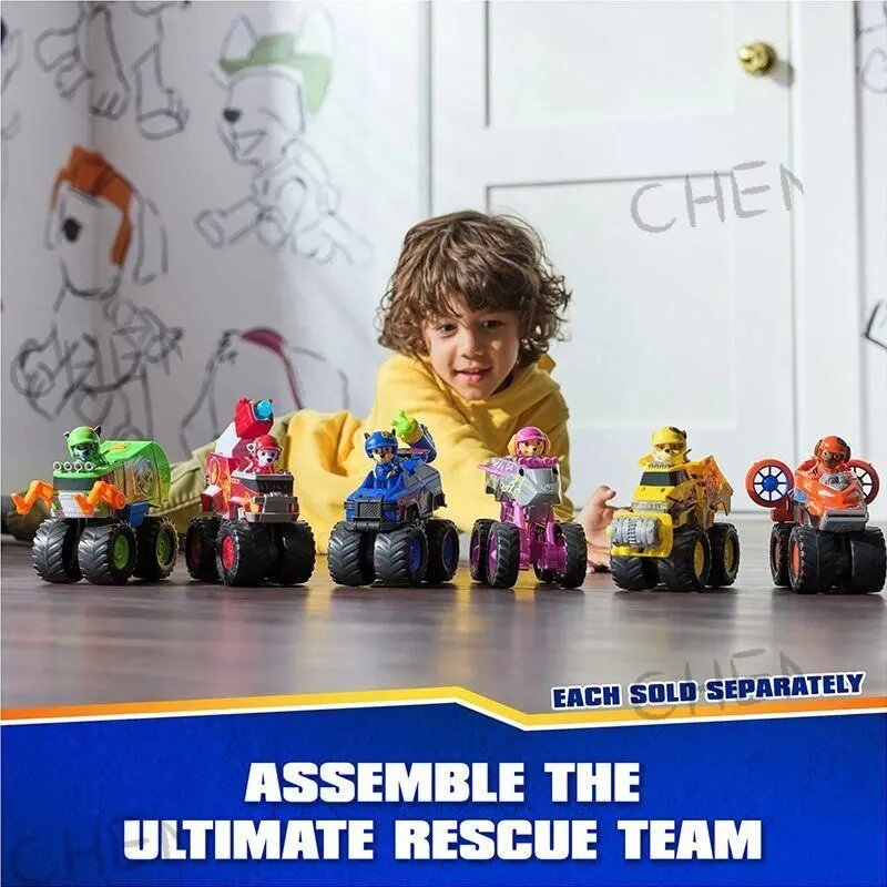 Paw Patrol Машинка игрушечная, Chase Rescue Wheels Cruiser, для детей от 3 лет, пластик, с подсветкой — фото 1