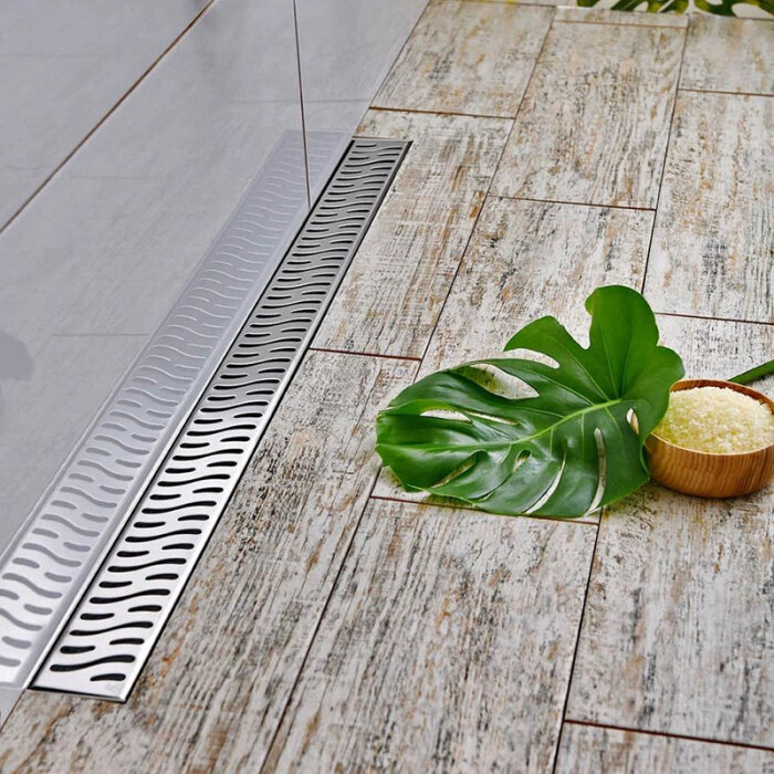 Душевой лоток Veconi MCH Harmony V850H с решёткой из нержавеющей стали