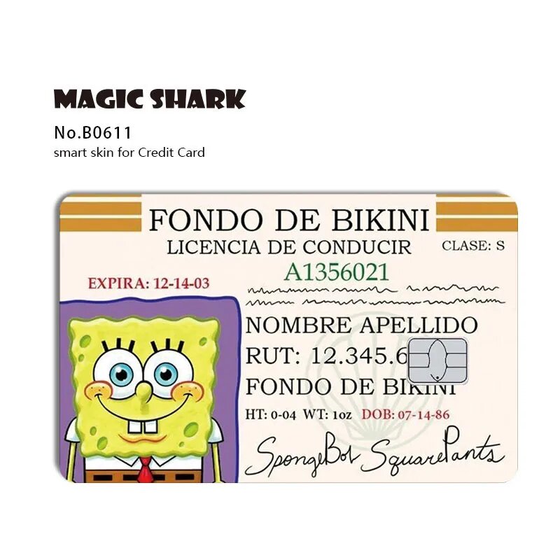 Водонепроницаемая наклейка Potdemiel со звездой Боб B0611, Small Chip
