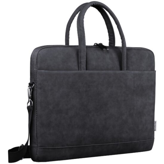 Сумка для ноутбука Defender Trendy 15-16" PU кожа, черный, карман