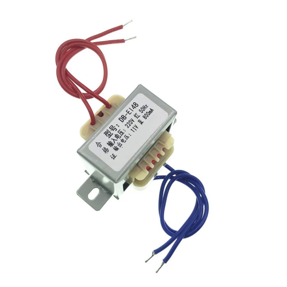 Трансформатор EI-48 220В/11В 800mA, установка 62mm, Цвет: No.2 — фото 1
