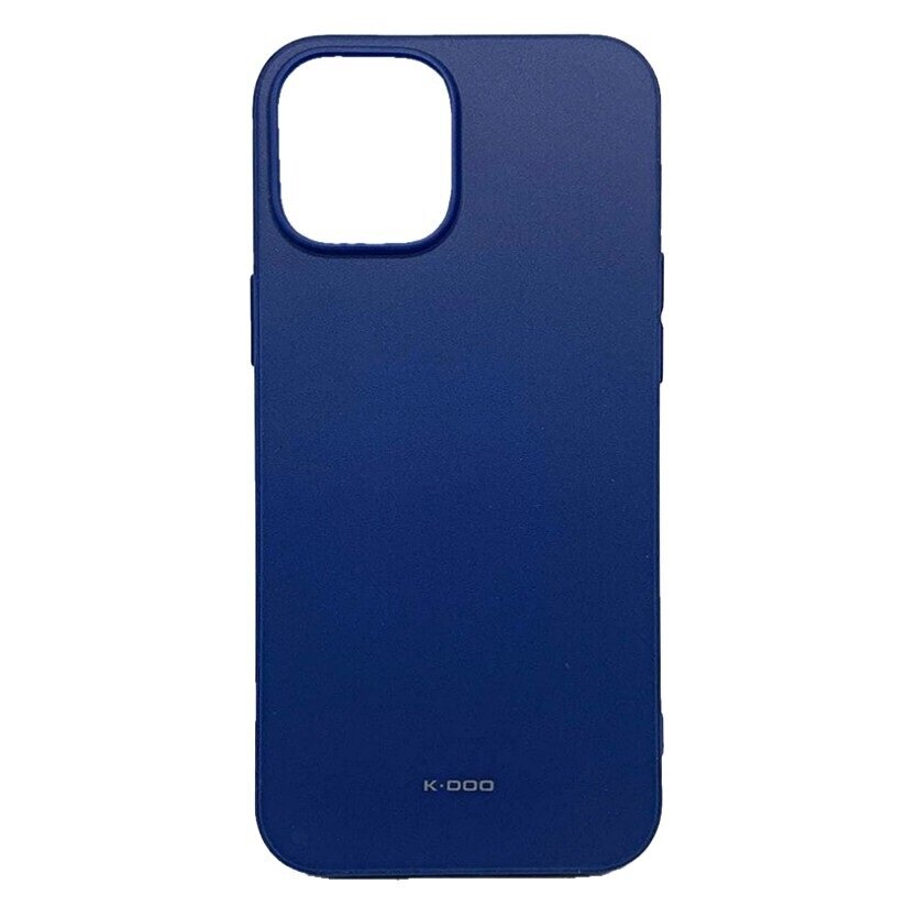 Ультратонкий чехол-накладка KZDOO для iPhone 14 Pro 6.1", синий