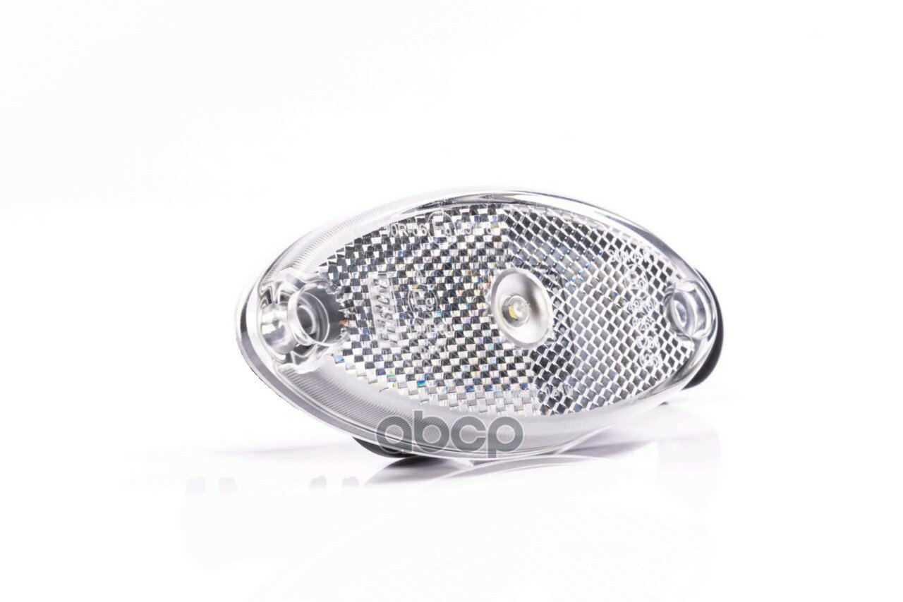 Фонарь габаритный! белый LED 12-36V овальный 102.4x45.2 с кабелем 0.5м Fristom арт. FT061BLED