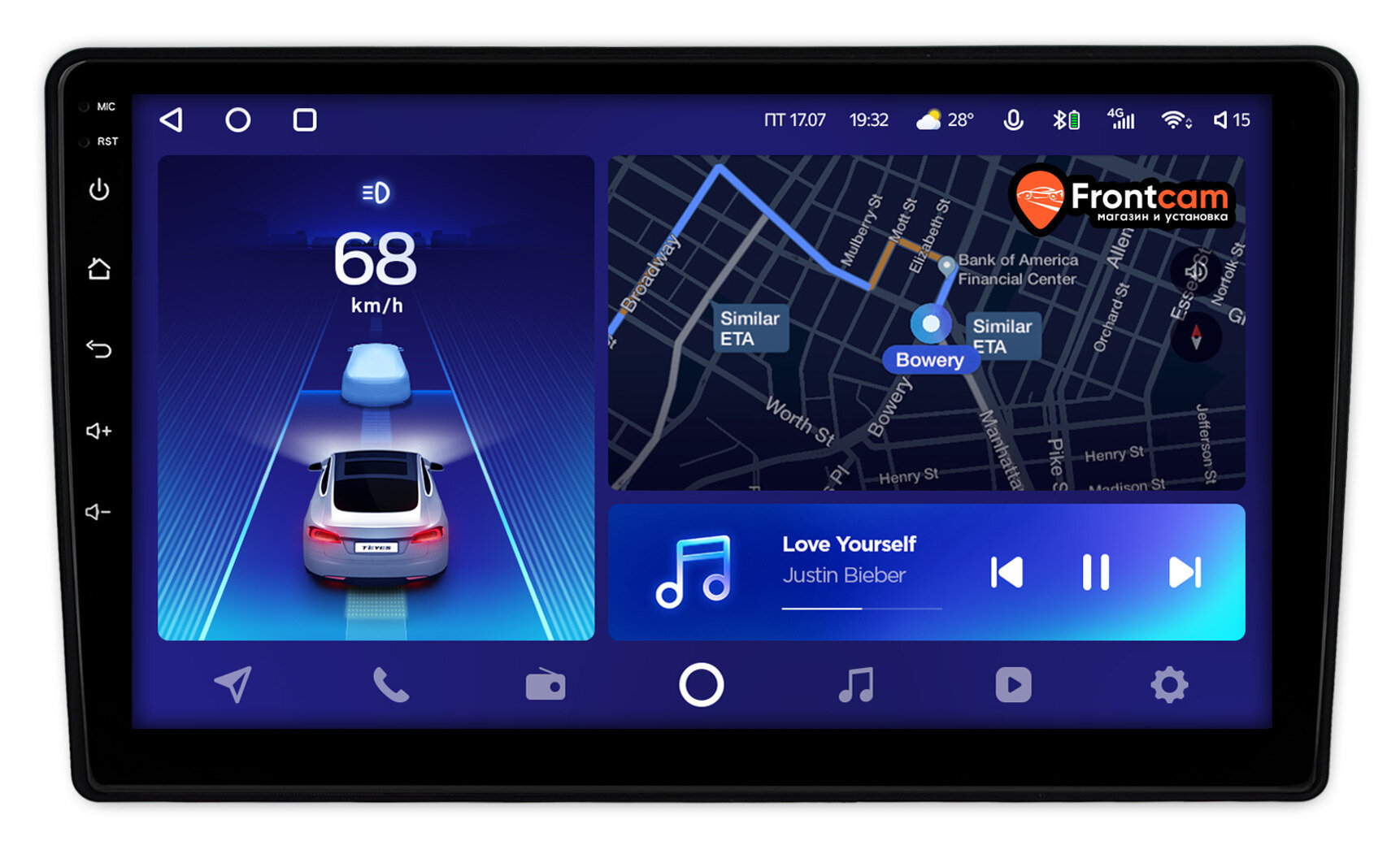 Штатная магнитола Teyes CC2 PLUS 6/128 10" RM-10-0828 Dodge Durango 3 2010-2013 Android 10 (4G-SIM, DSP, QLed)