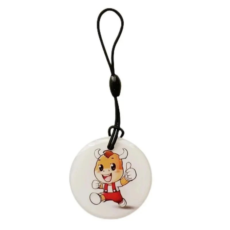 RFID-брелок с коровкой, 125 кГц, цвет кофе