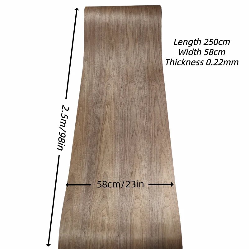 Черный ореховый шпон