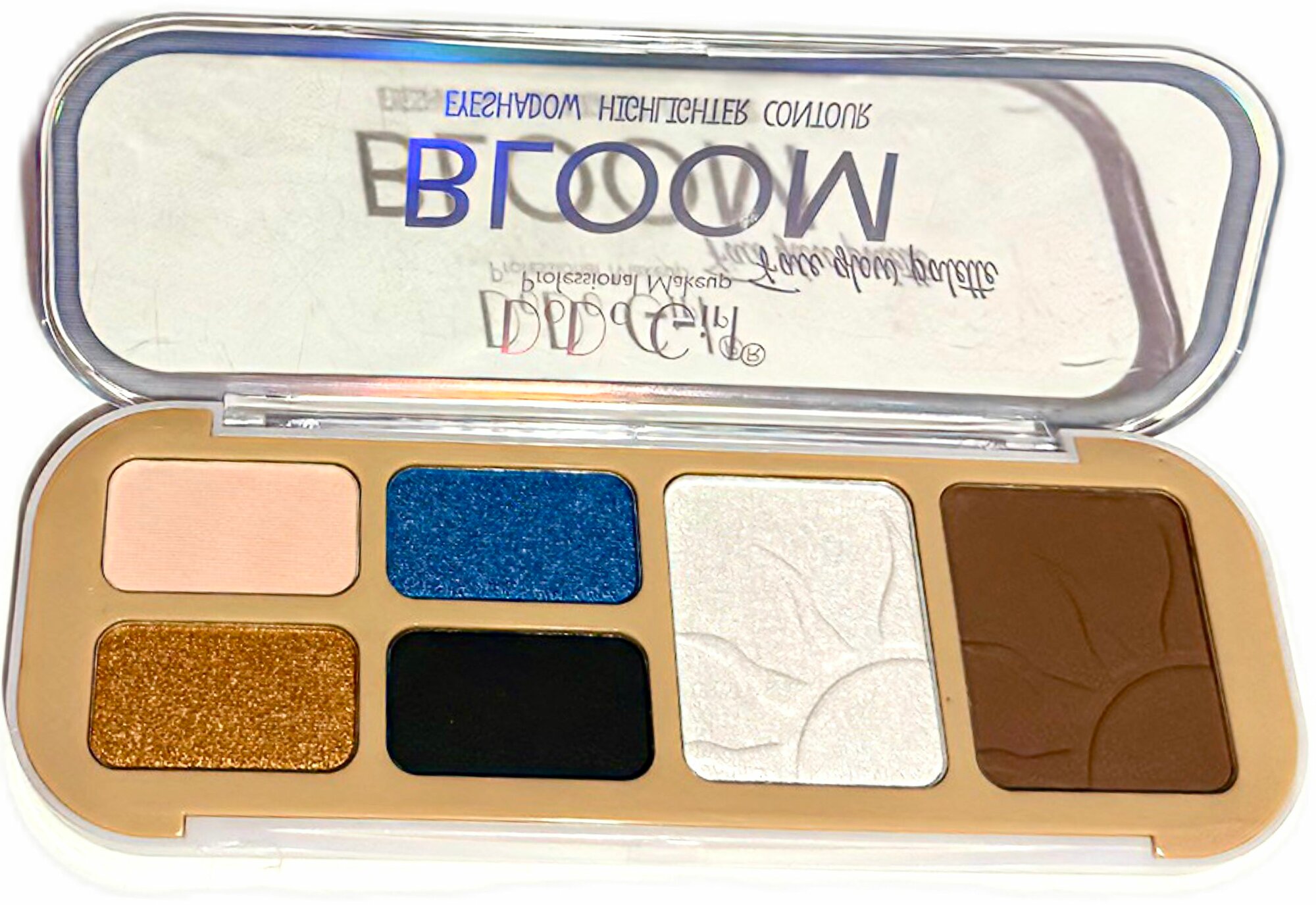 DoDo Girl BLOOM 3 в 1 Тени + Хайлайтер + Контуринг 6 Colors Тон 03