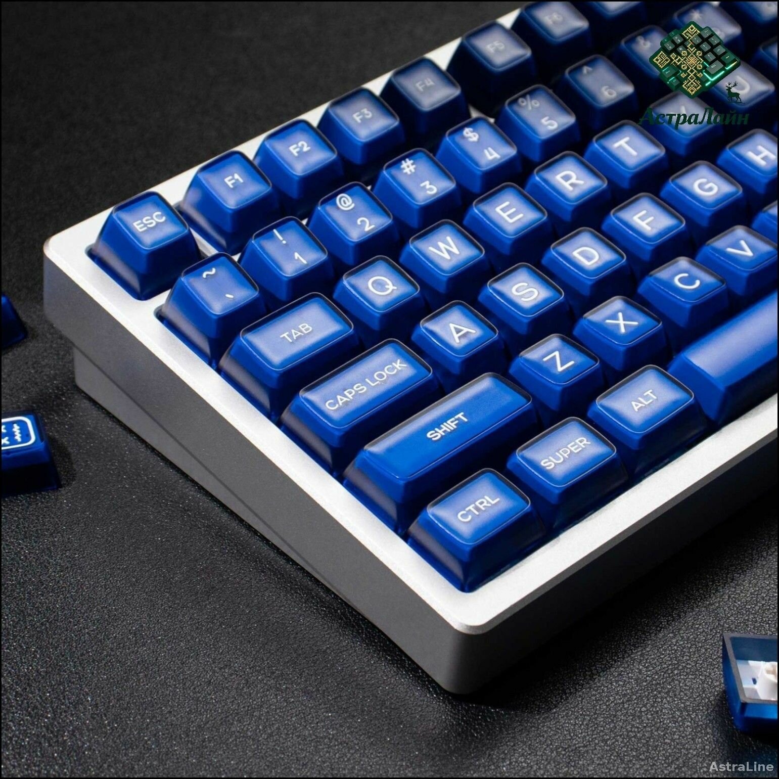 Эксклюзивный набор из 142 PBT кейкапов для клавиатуры, выполненных методом двухцветного литья под давлением из буле нефрита