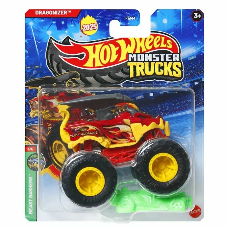 Машинка Monster Trucks Hot Wheel Dragonizer JCD69
