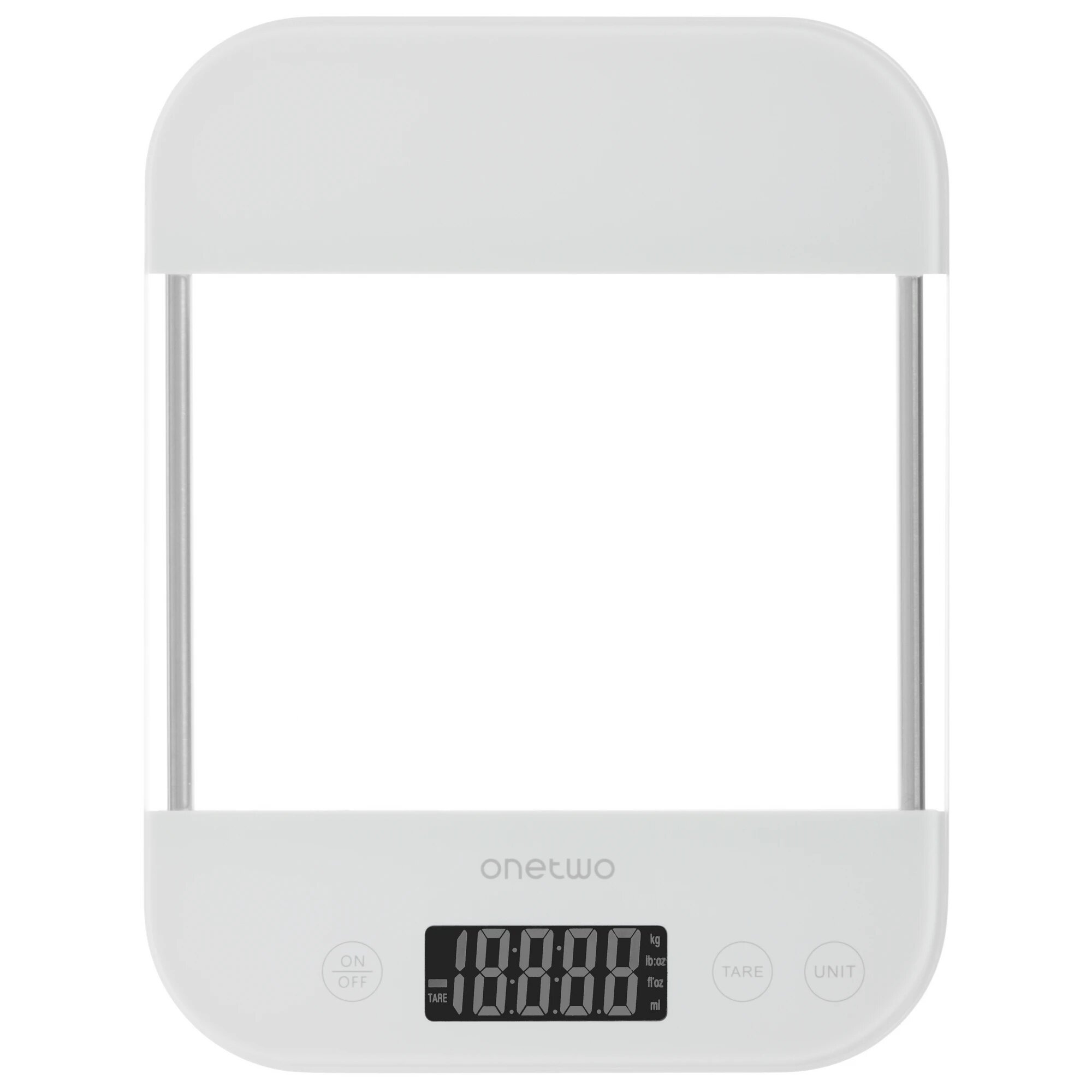 Кухонные весы OneTwo O3SC34, электронный принцип работы, точность измерения 1 г