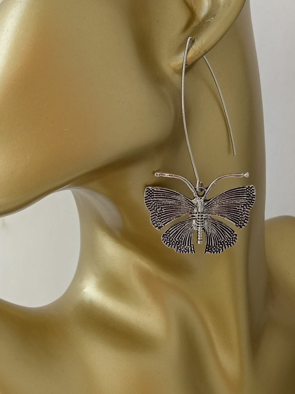 Серьги, металл