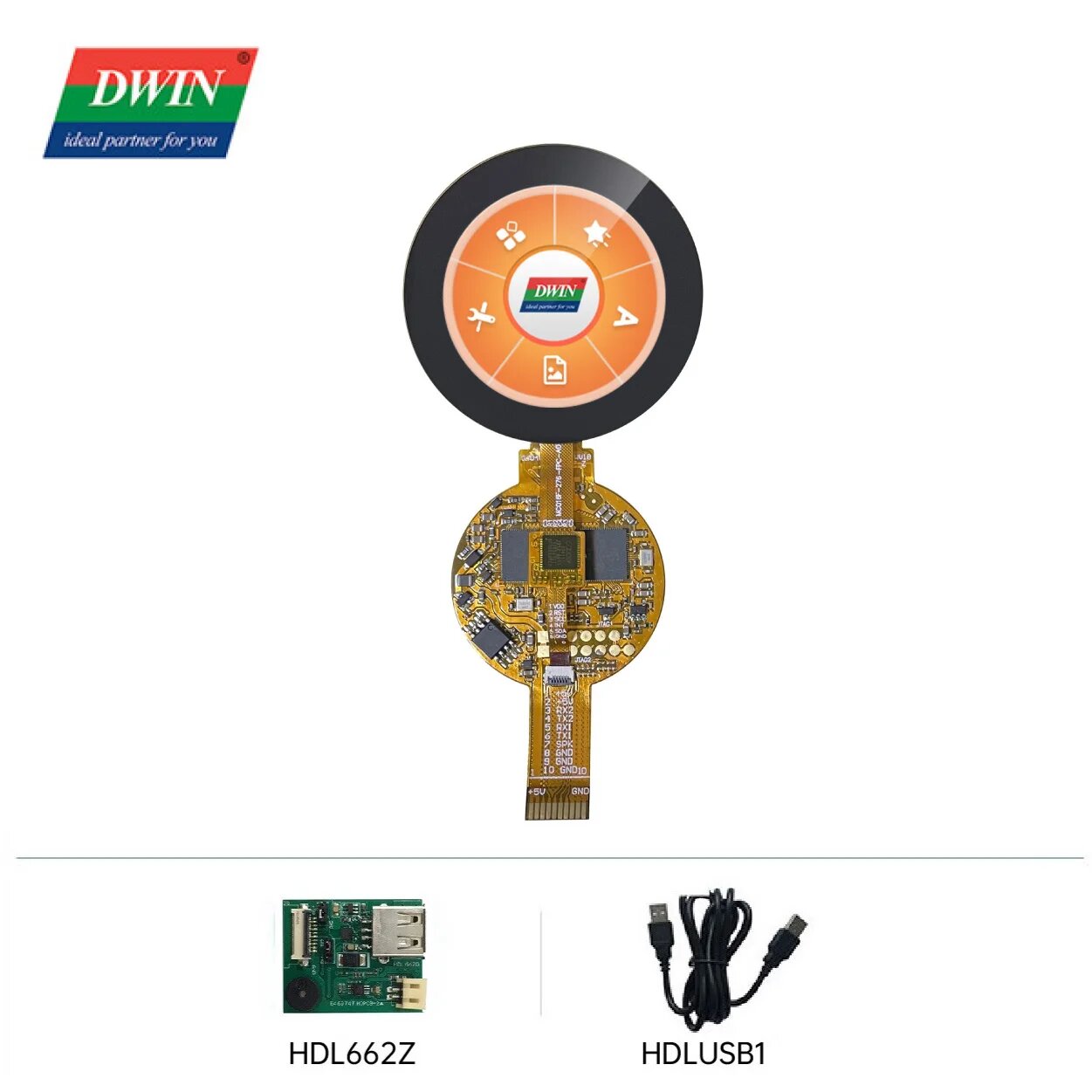 DWIN DMG40400F016_06W 1.6 дюймовый ЖК-дисплей Black CTP set