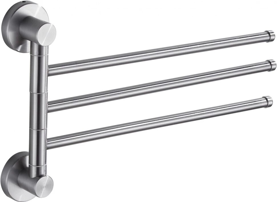Полотенцедержатель Savol S-005602 34,8 см, поворотный, тройной, сатин