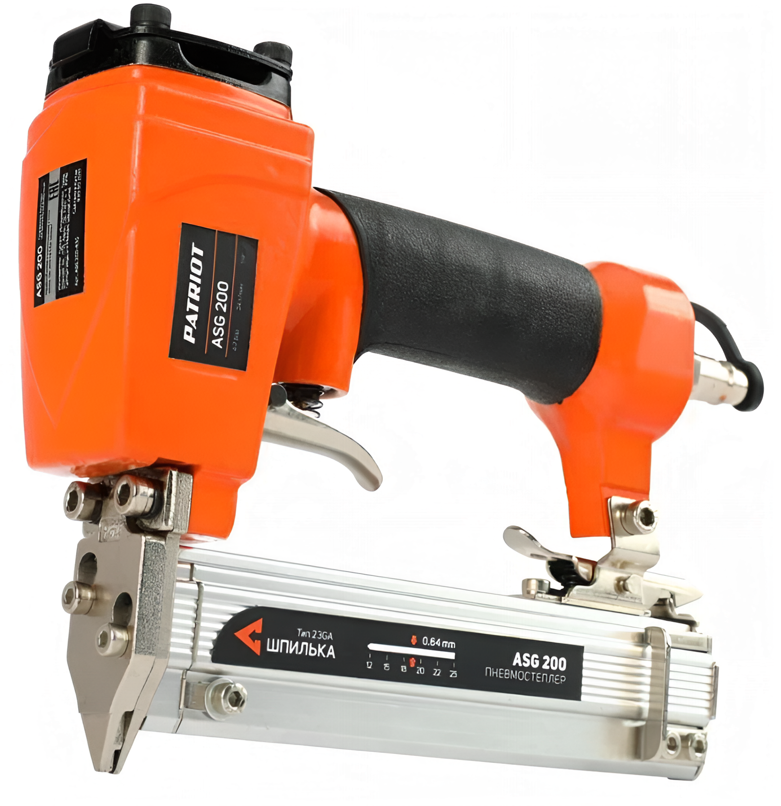 PATRIOT 830902051 ASG 200 Пневмостеплер шпилькозабивной, оранжевый