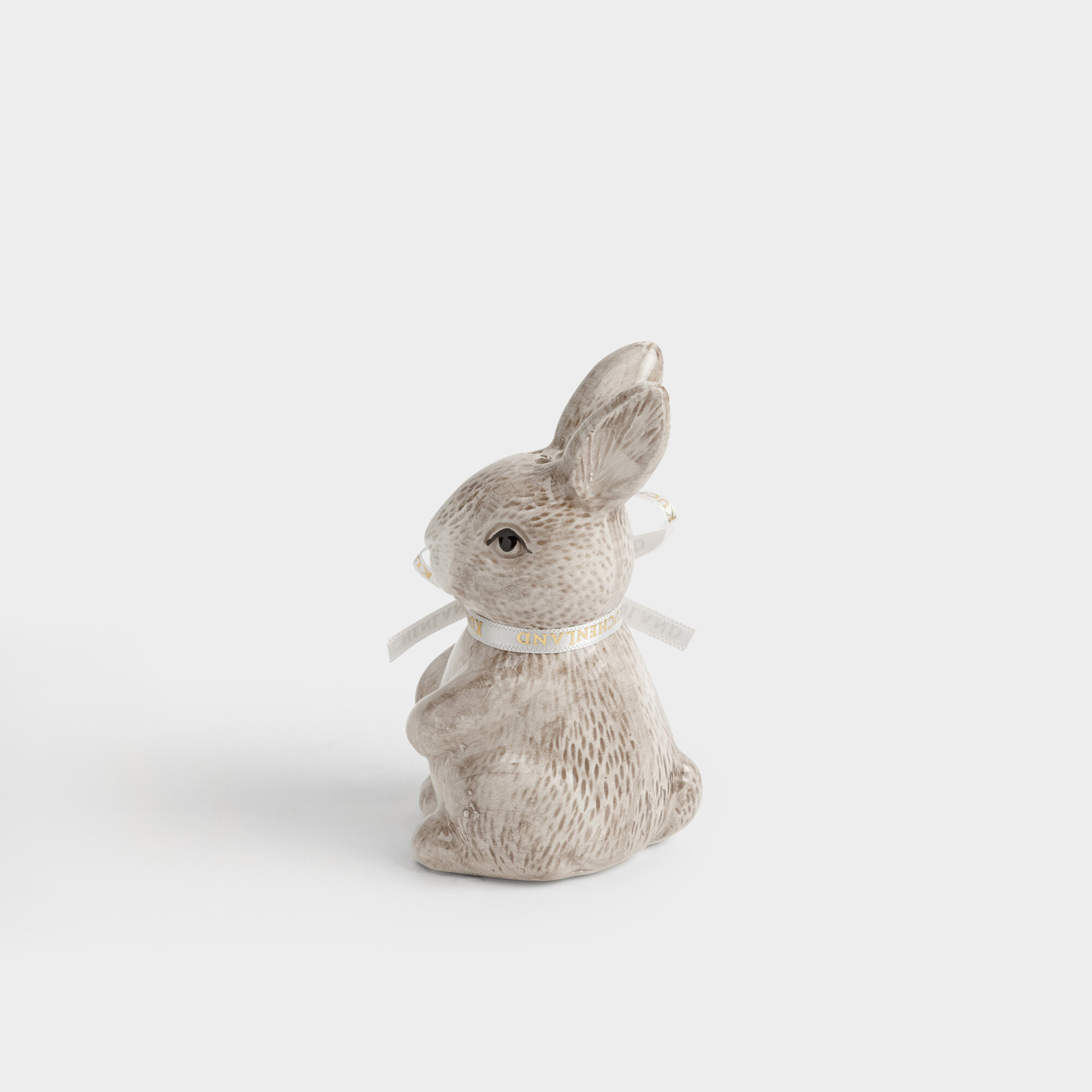 Емкость для соли или перца, 10 см, керамика D, коричневая, Кролик, Easter lace, Kuchenland