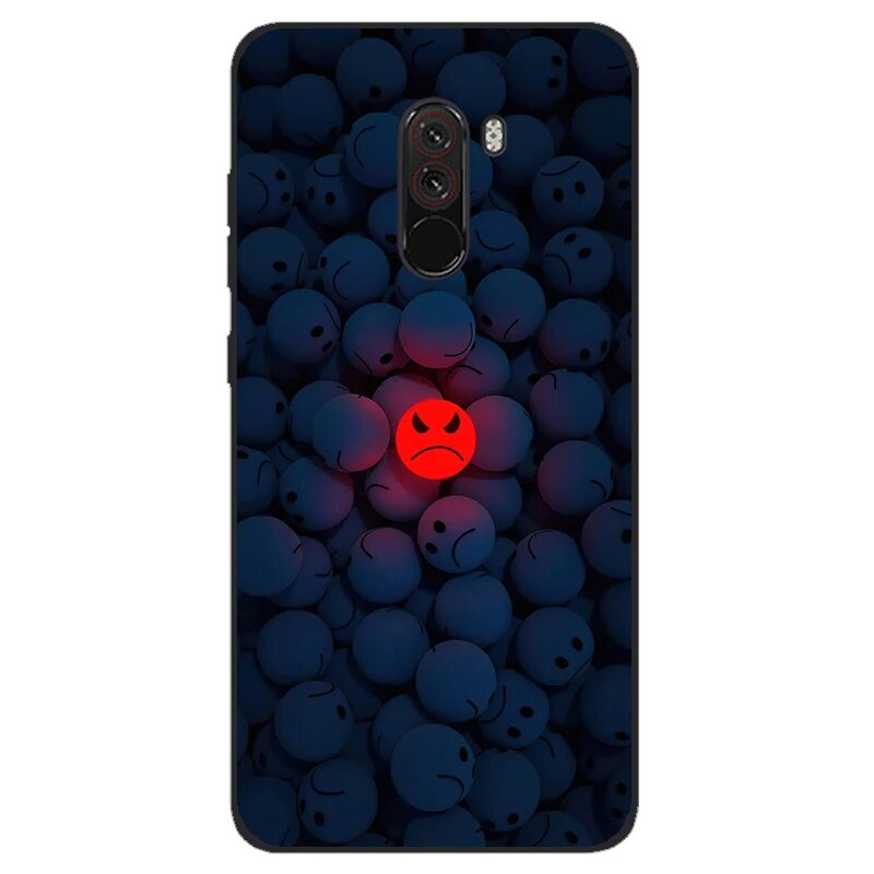 Чехол для Xiaomi Pocophone F1, силикон, B163