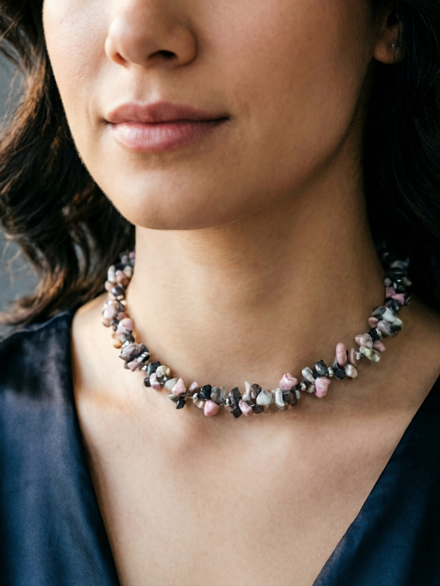 Чокер, родонит