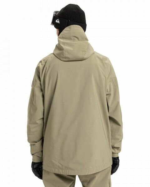 Куртка сноубордическая Quiksilver Базовая коллекция, размер M, коричневый — фото 1