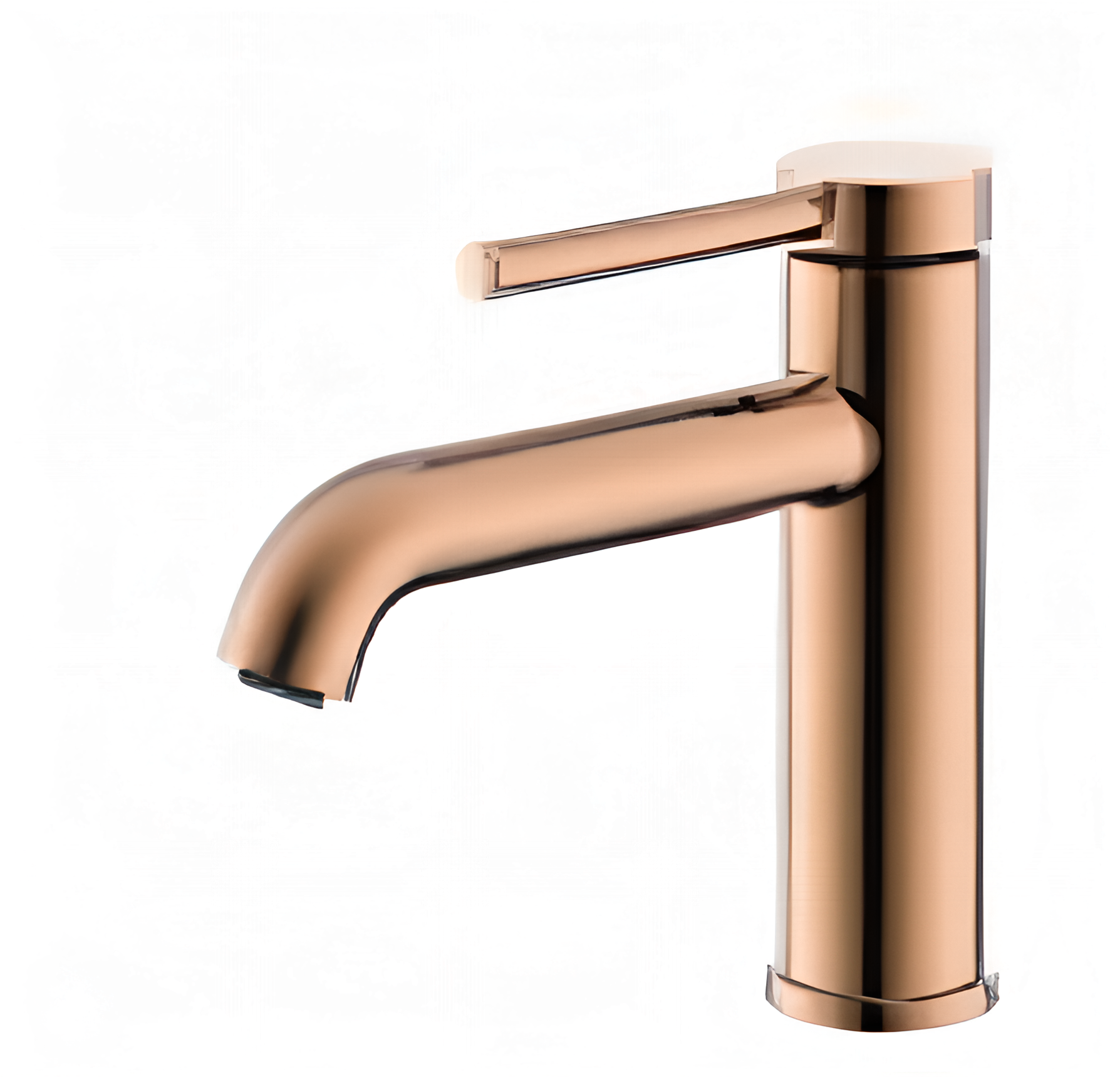 Смеситель для раковины Gappo G1ZT00SZ6-RA43NX, однорычажный, розовое золото