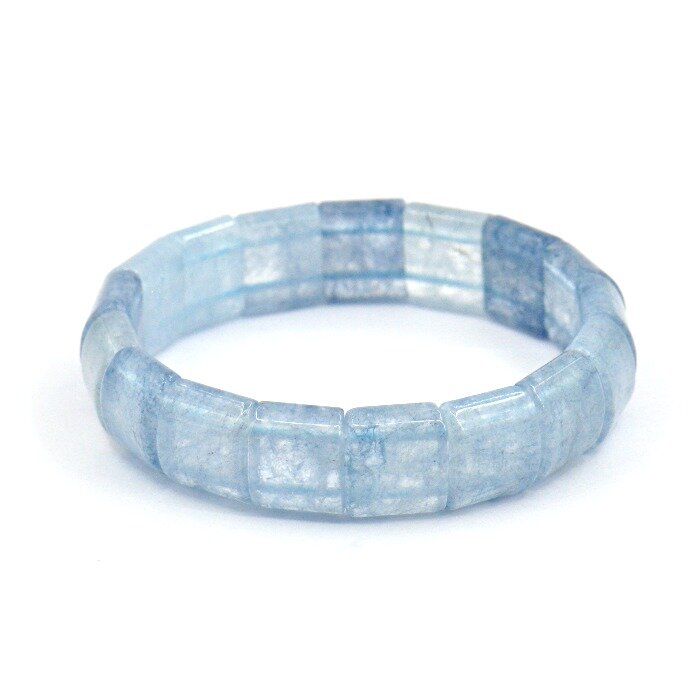 Браслет, серебро, 925 проба, аквамарин