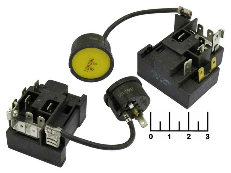 Реле пусковое для холодильника QPE2-C15MD3 (7025)