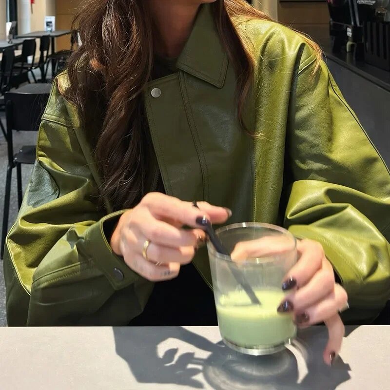 Куртка кожаная