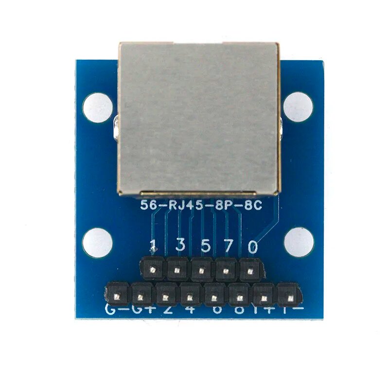 Тестовая плата RJ45 8P8C, Цвет: B