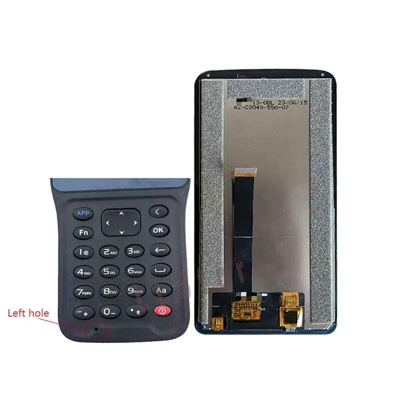 Дисплей CHCNAV HCE600 с рамкой и кнопками, No Frame-Left hole