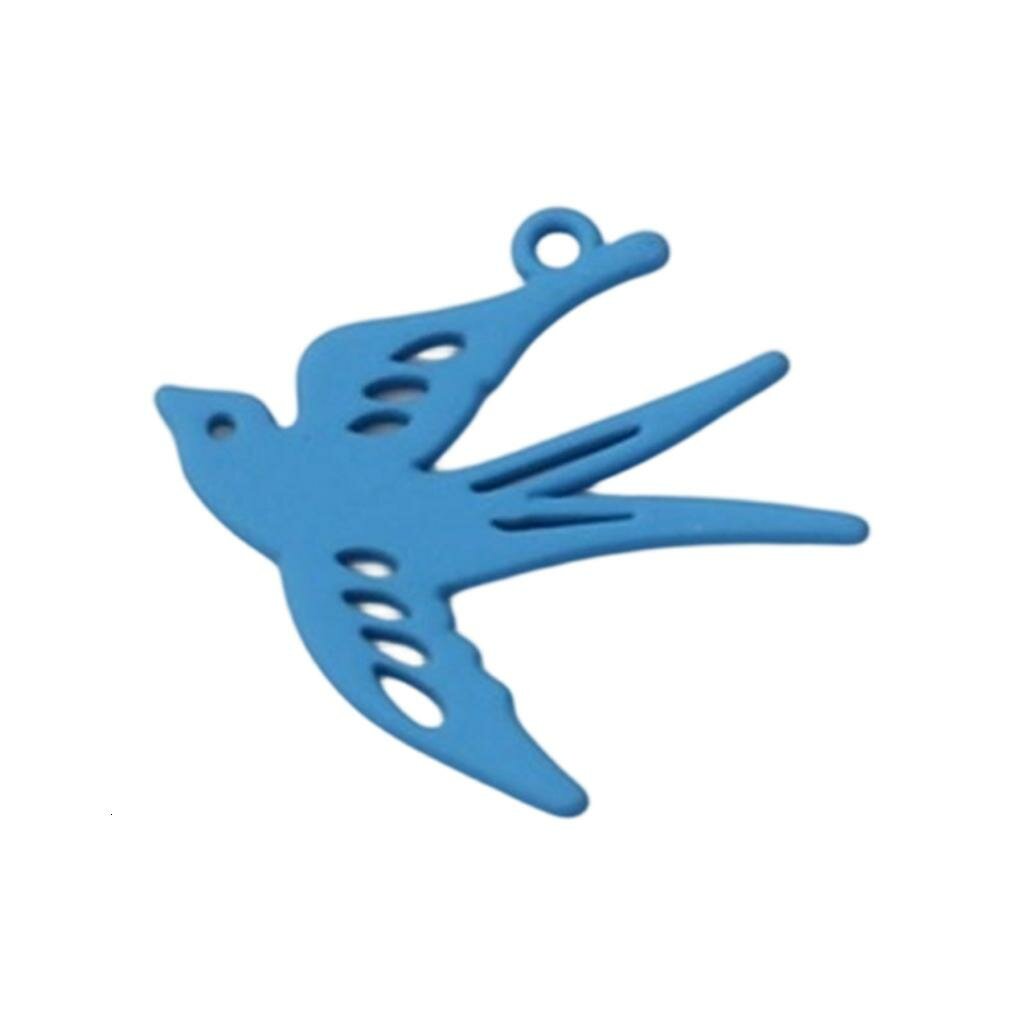 Подвеска «Ласточка» ажурная, Синий