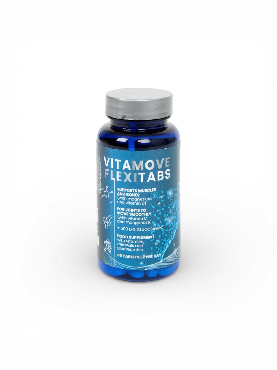 Комплекс для поддержки суставов, мышц и костей Vitamove Flexitabs 60 шт