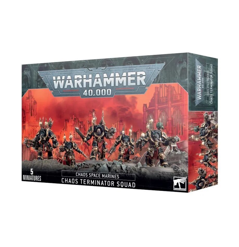 Миниатюры Warhammer 40000: Chaos Space Marines - Chaos Terminator Squad