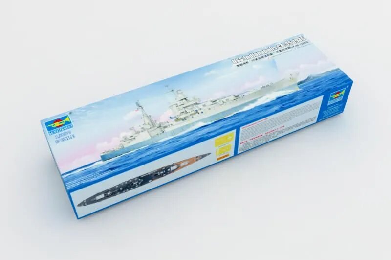 1/350 Тяжёлый крейсер ВМС США Индианаполис CA-35, 1945 г. Пластиковая сборная модель