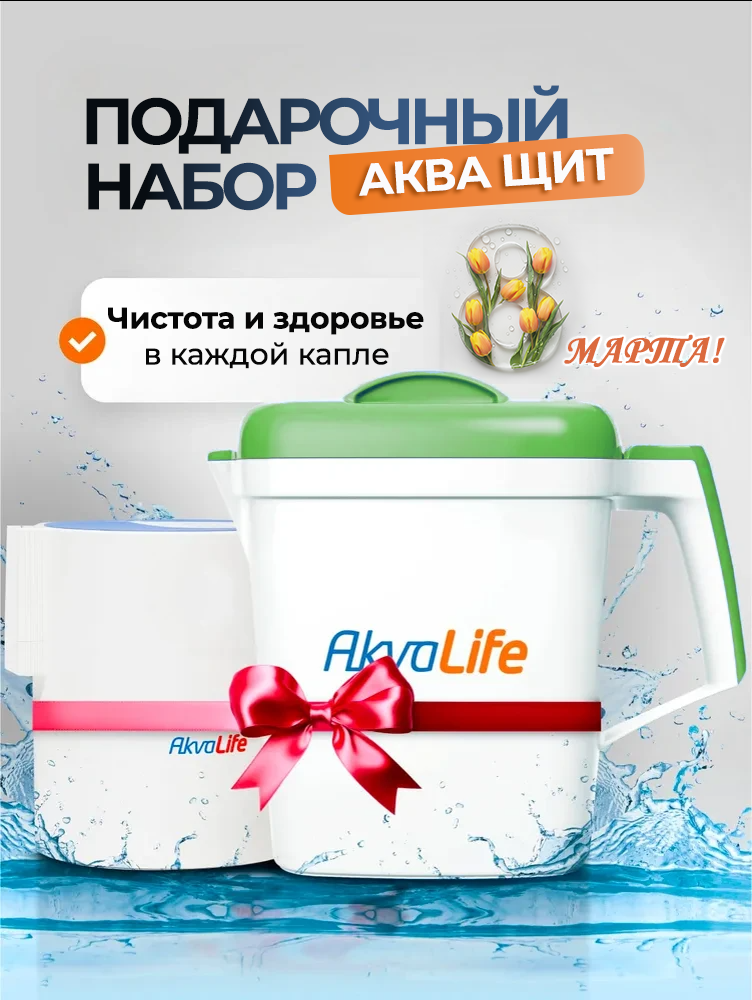 Подарочный набор AkvaLife "Lite+Mini Serebro", ионизаторы воды