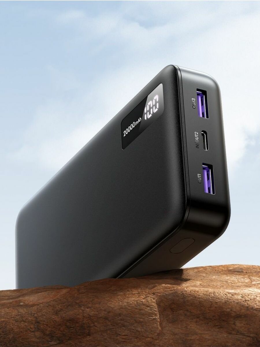 Внешний аккумулятор, повербанк для iphone и андроид Ugreen, 20000 мАч, официальная гарантия