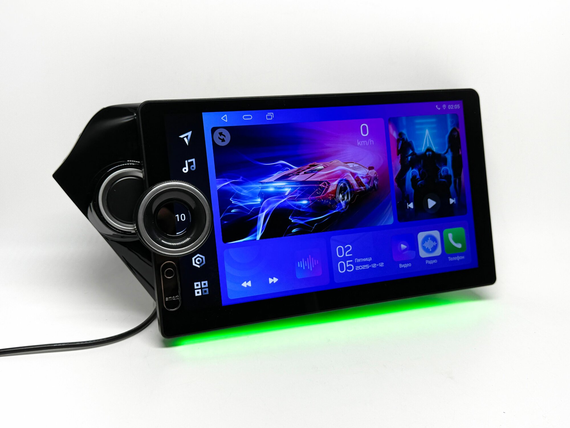 Магнитола 8-core 4/64 ГБ Kia Rio 3 2011-2015 RGB-подсветкой и крутилкой